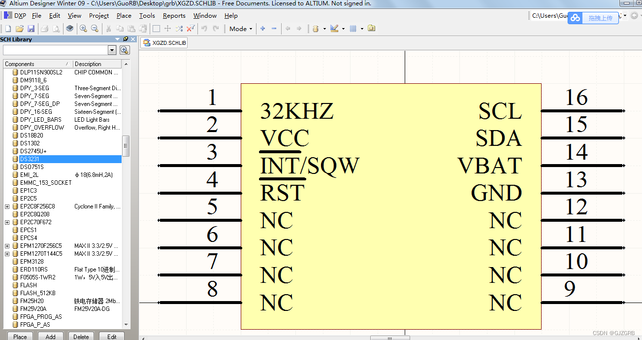 Altium Designer AD元件库 AD09_AD21库 原理图库（2M-400个器件）+PCB封装库（46M-900个封装）_最全的ad元器件库-CSDN博客