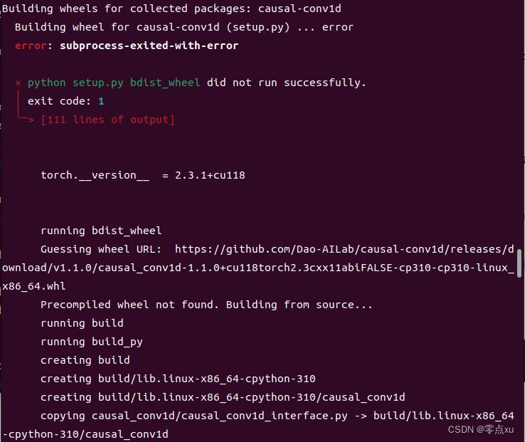 如何安装Mamba的causal_conv1d库_pip install causal-conv1d-CSDN博客