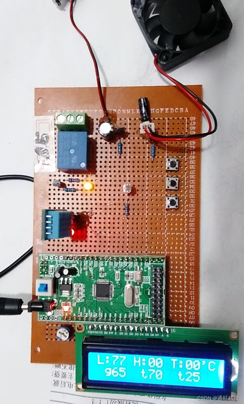 基于stm32单片机智能环境监测温湿度光照检测风扇调控设计20 205用stm32和小风扇以及紫外线消毒灯实现定时通风消毒和预设阈值当温湿度超过阈值时 Csdn博客
