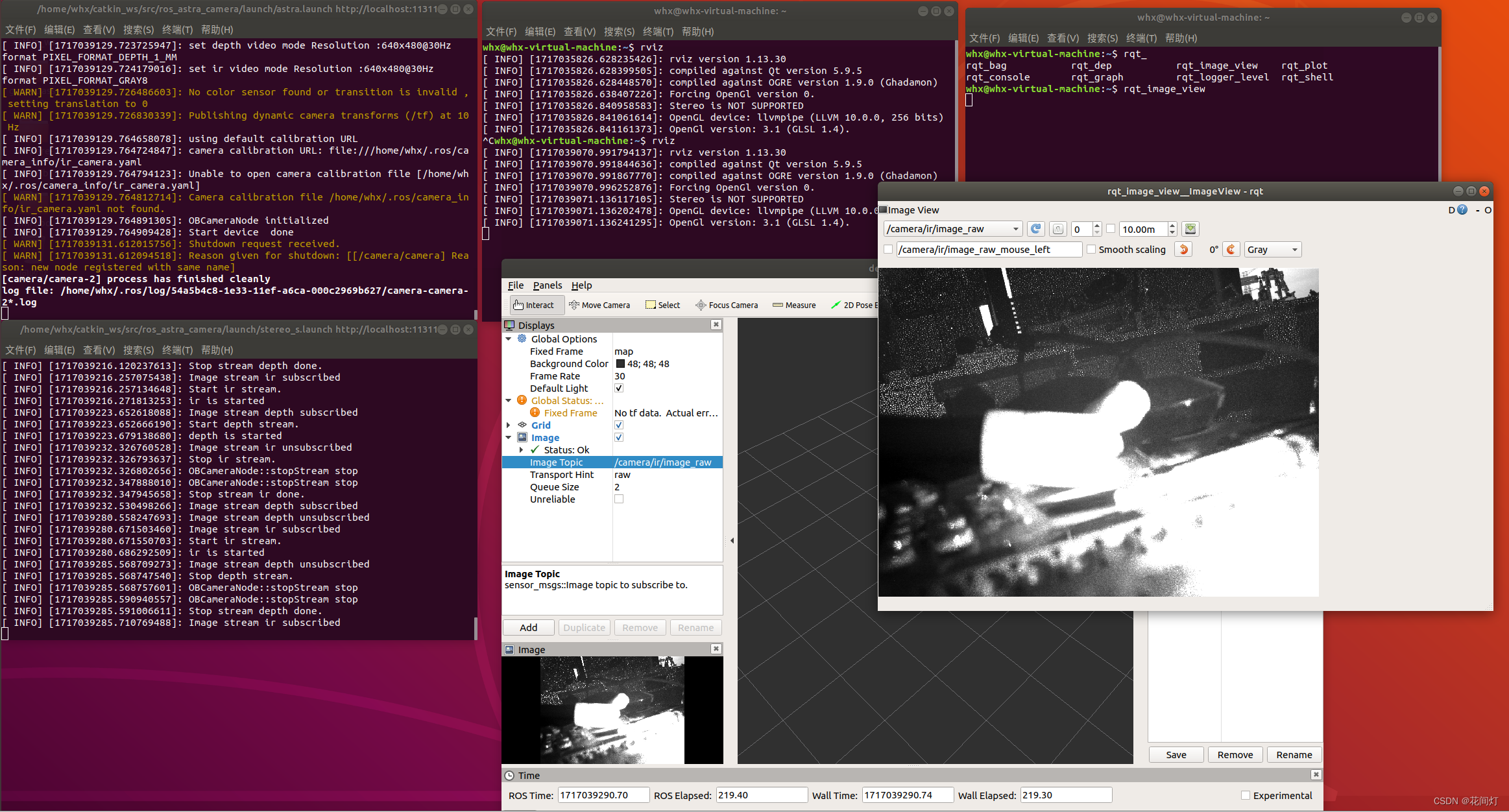 ROS调用奥比中光Orbbec Astra Pro深度相机_orbbec ros-CSDN博客