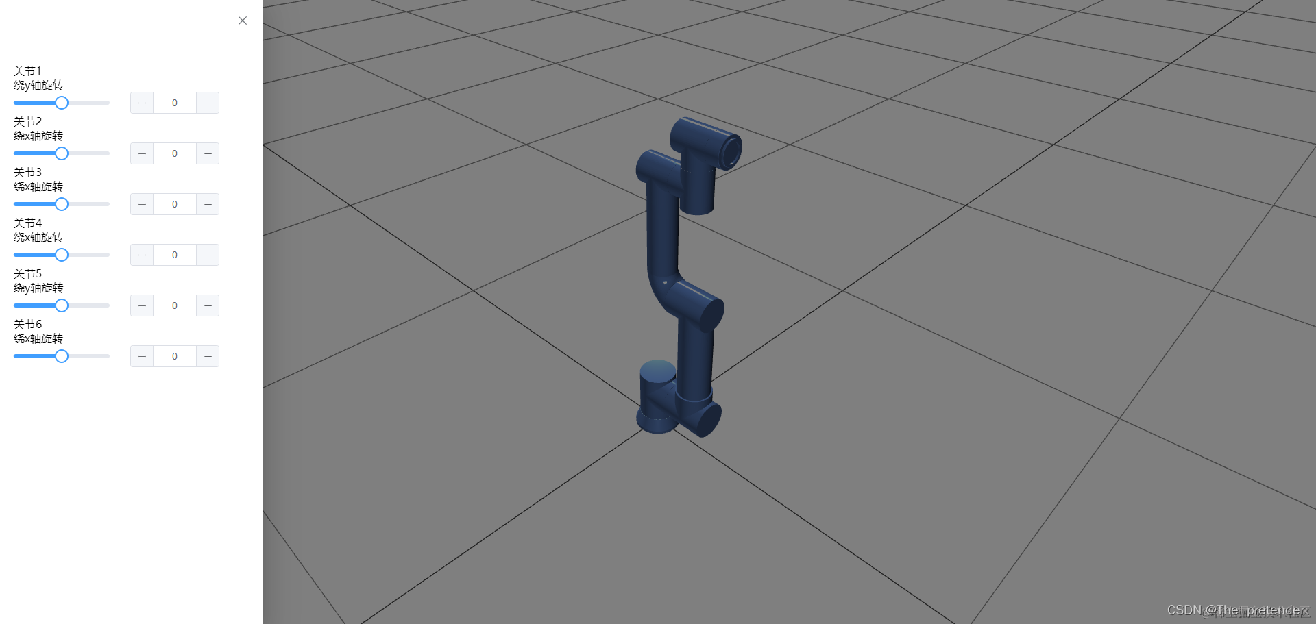 Vue实现利用Three.js导入URDF机械臂模型并控制其运动记录_js-ulbotics模型-CSDN博客