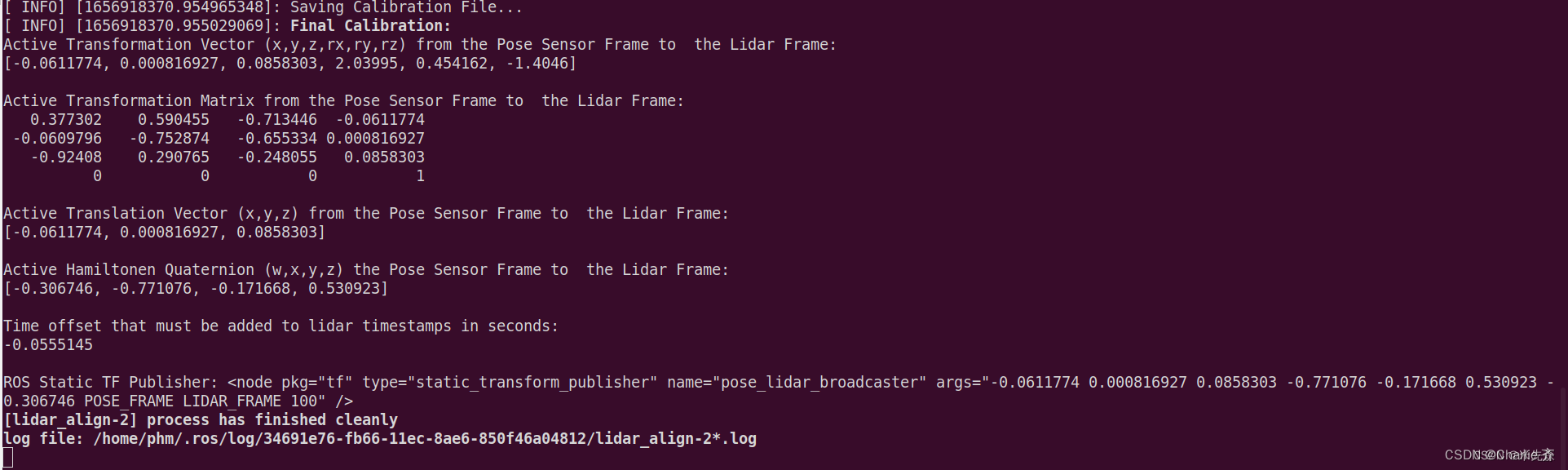 Velodyne激光SLAM学习之激光雷达+IMU外参标定-lidar_align联合标定激光雷达和IMU外参_手眼标定imu和lidar-CSDN博客