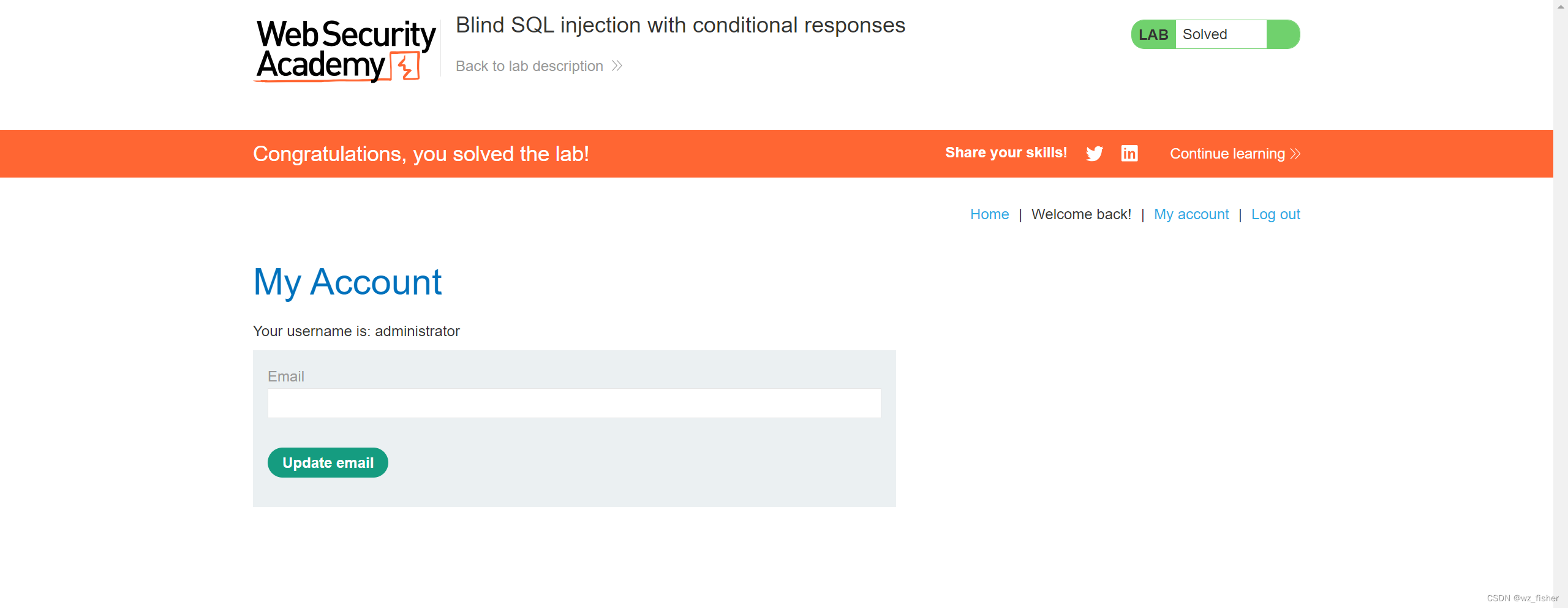 portswigger靶场之sql注入（七）_如何能sql注入 通过swagger-CSDN博客