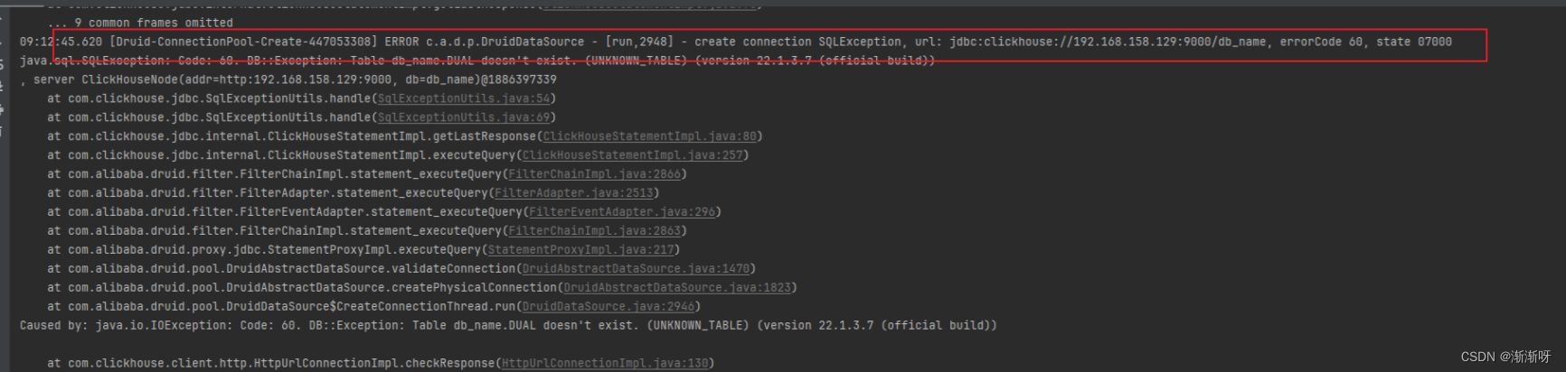 若依多数据源配置，MySQL& ClickHouse配置，url找不到，踩坑一天，_若依 slow sql 5540 millis-CSDN博客