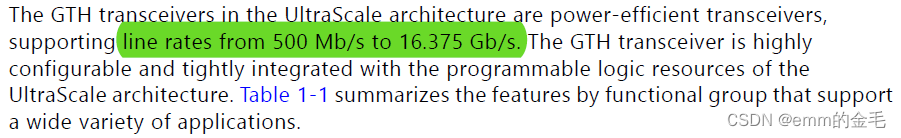 Ultrascale 系列-GT_xilinx gt资源-CSDN博客