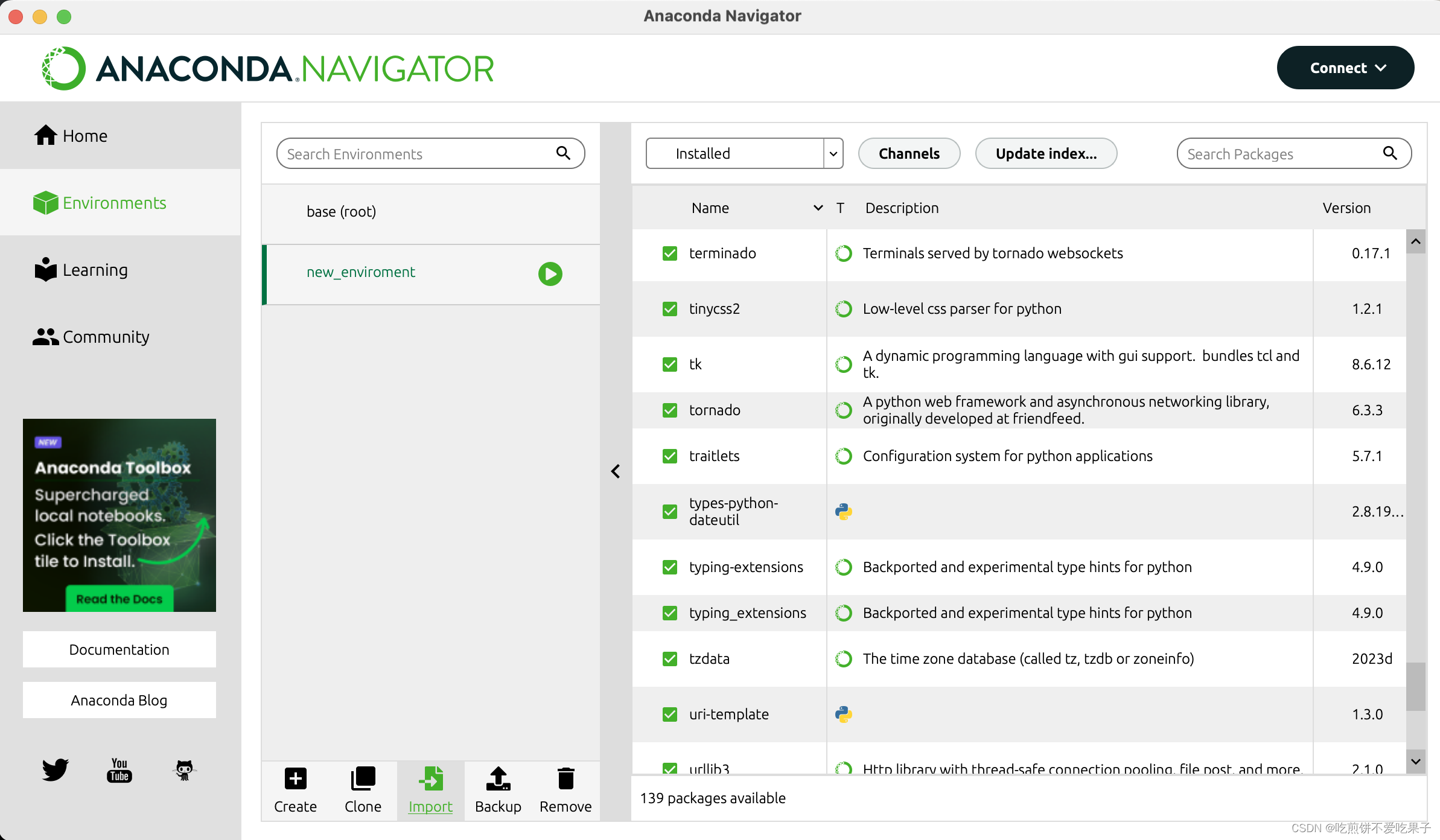 Mac安装Anaconda搭建新环境，安装Jupyter Notebook（新手小白教程）_mac jupyter notebook-CSDN博客