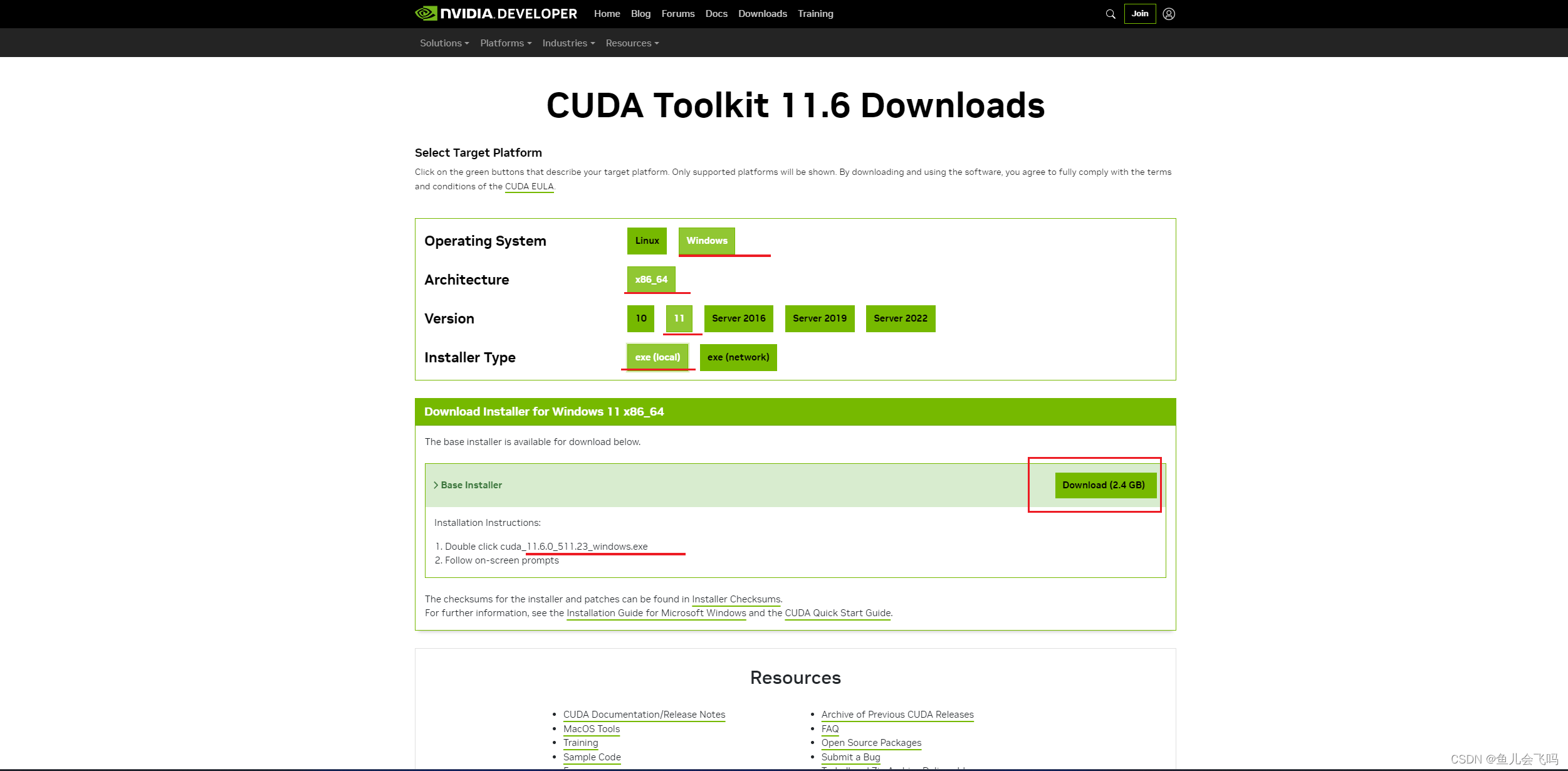 下载CUDA Toolkit 11.6.0-CSDN博客