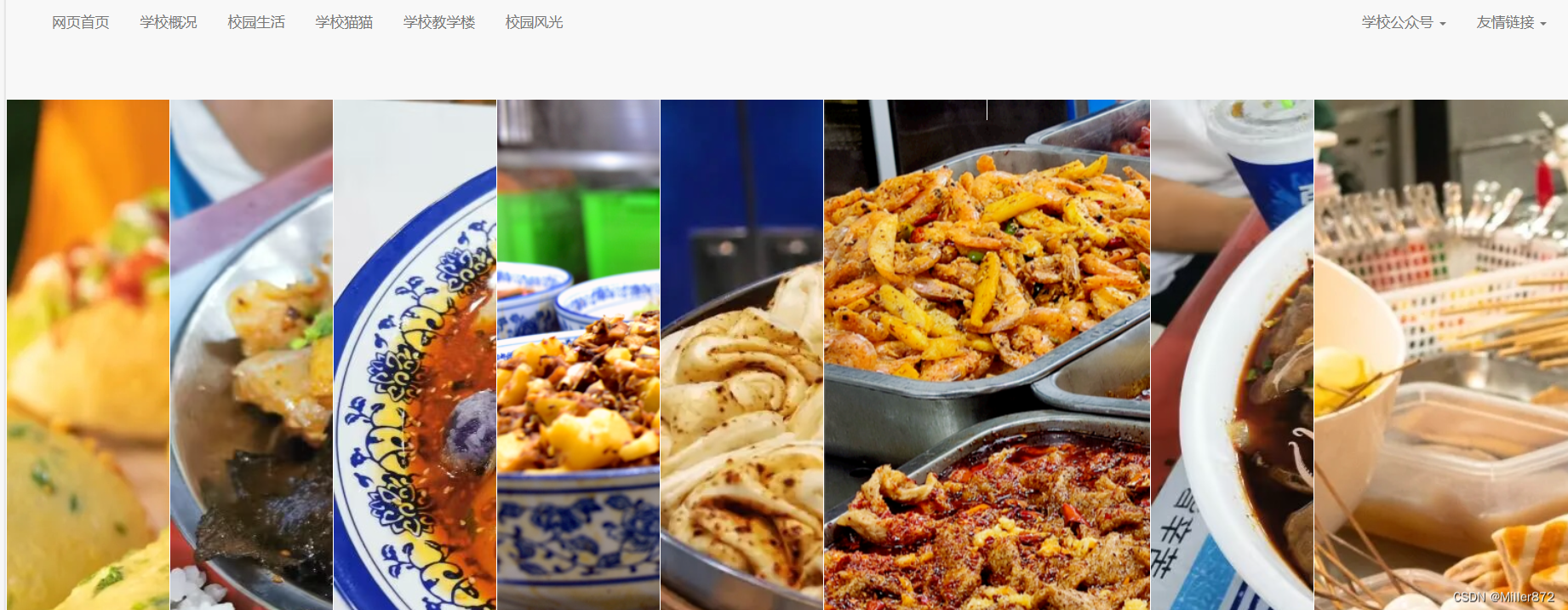 Web前端大作业（我的学校）_web应用大作业-CSDN博客