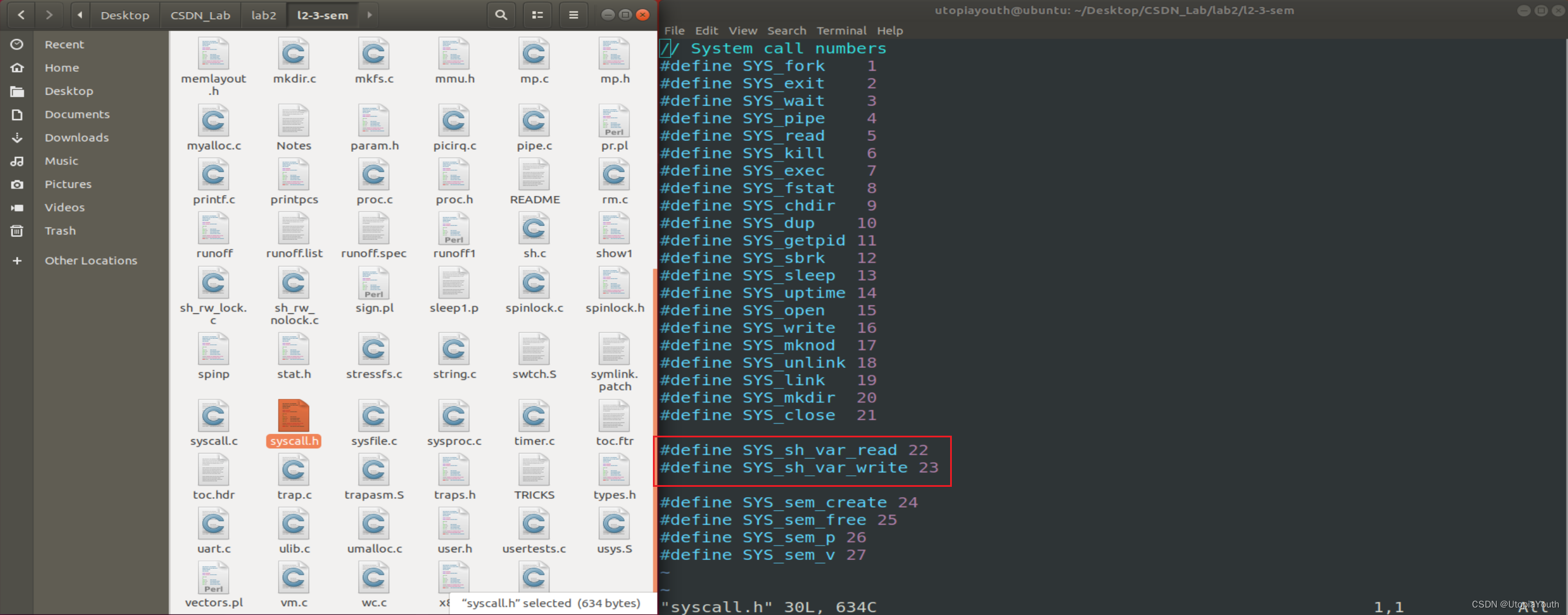 第四章 xv6操作系统中级实验2——实现xv6操作系统信号量机制_xv6信号量-CSDN博客