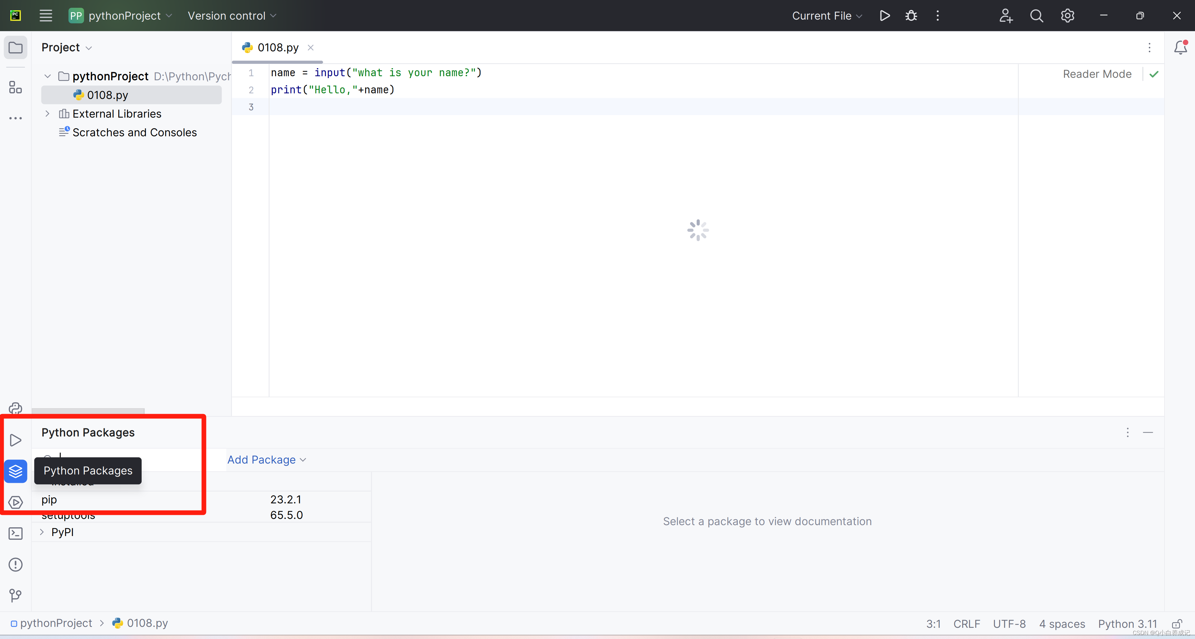 PyCharm Community Edition 2023.3.1解释器配置_pycharm community edition 解释器 ...