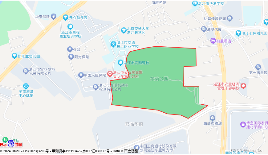 【baidu-map】 vue百度地图插件使用——多边形围栏polygon_vue中使用百度gl地图绘制围栏-CSDN博客