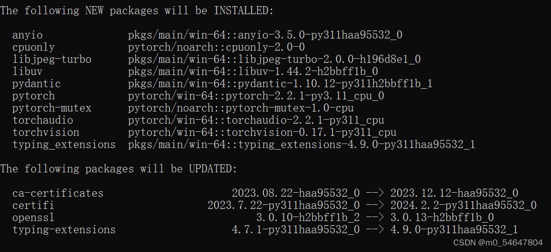 在anaconda的已有环境中安装torch，conda中安装matplotlib_conda下载matplotlib-CSDN博客