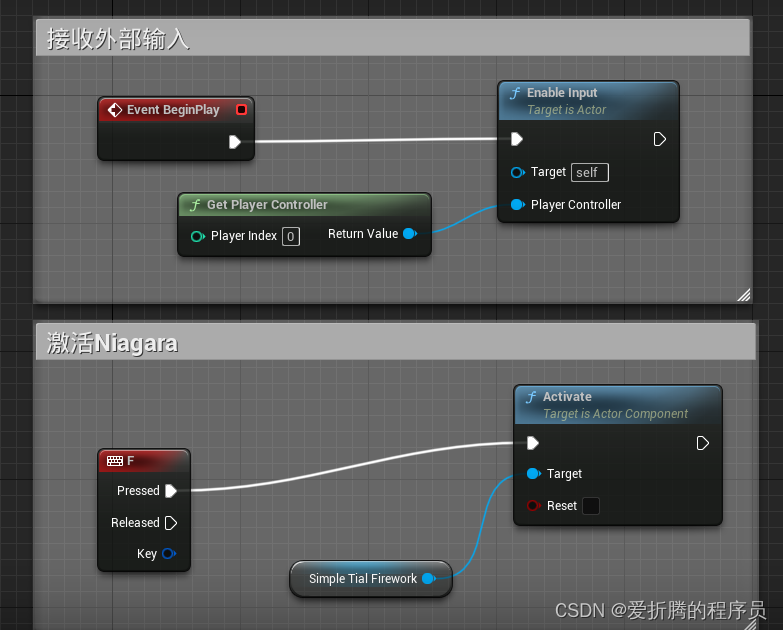UE 通过Blueprint来激活Niagara_ue niagara激活-CSDN博客