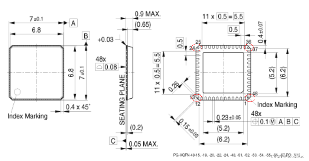 【标准化封装 QFN系列 】 VQFN [A]_132-vqfn package-CSDN博客