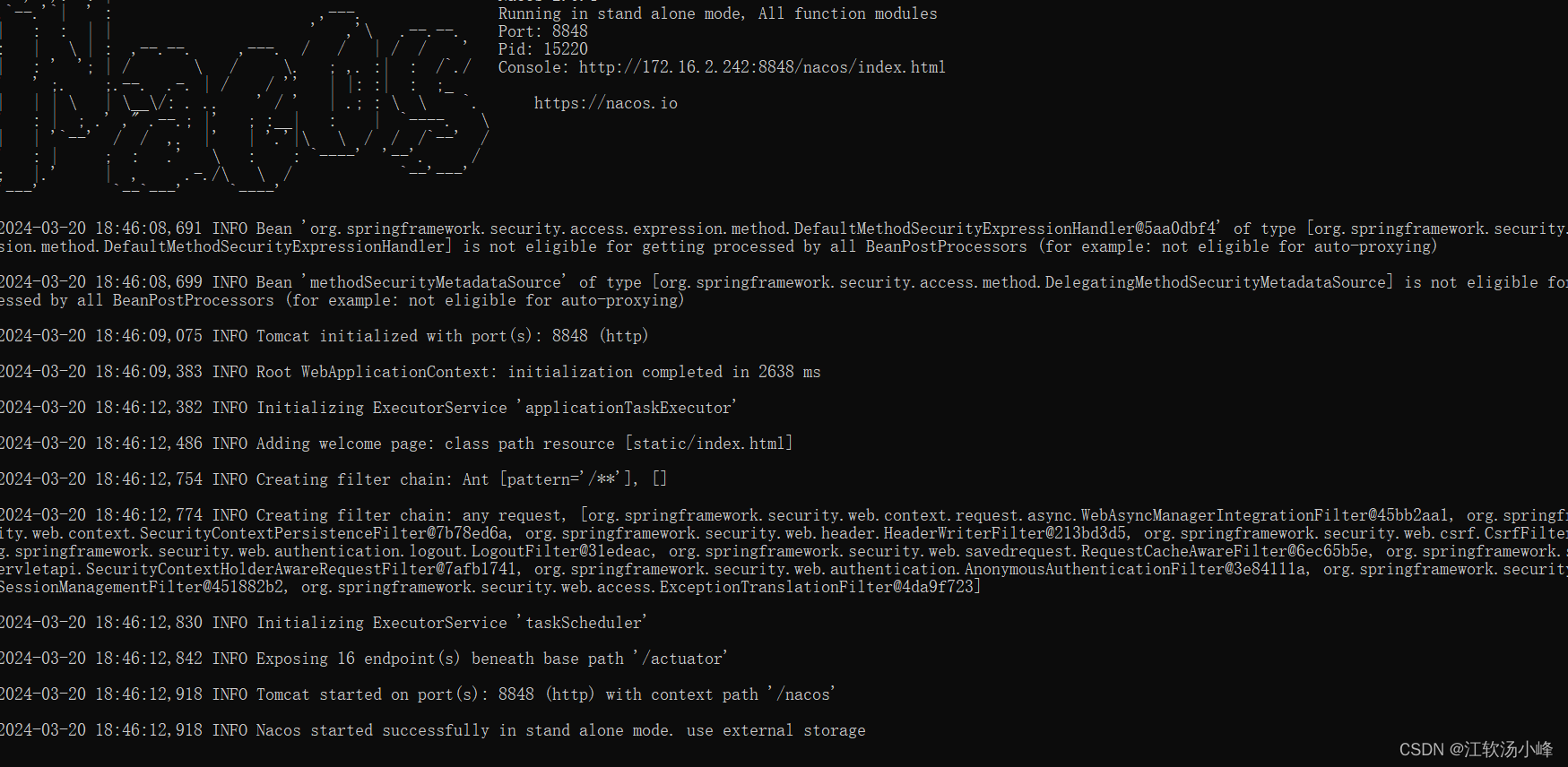 关于Nacos报错，加入一个自己的错误问题解决办法_warn exception encountered during context initiali-CSDN博客