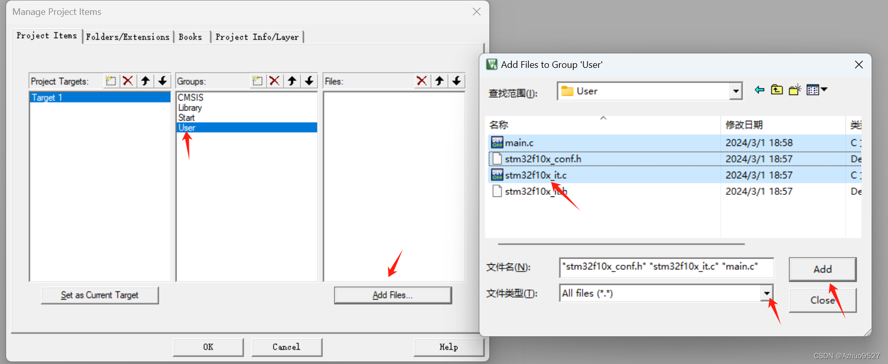 [STM32从0开始]STM32F10x系列工程创建与最小系统板板载LED PC13使用，详细又简单_stm32 pc13应用-CSDN博客