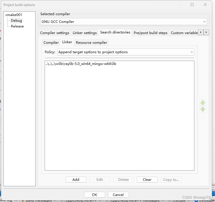 raylib库在CodeBlocks上的配置_raylib在vs-CSDN博客