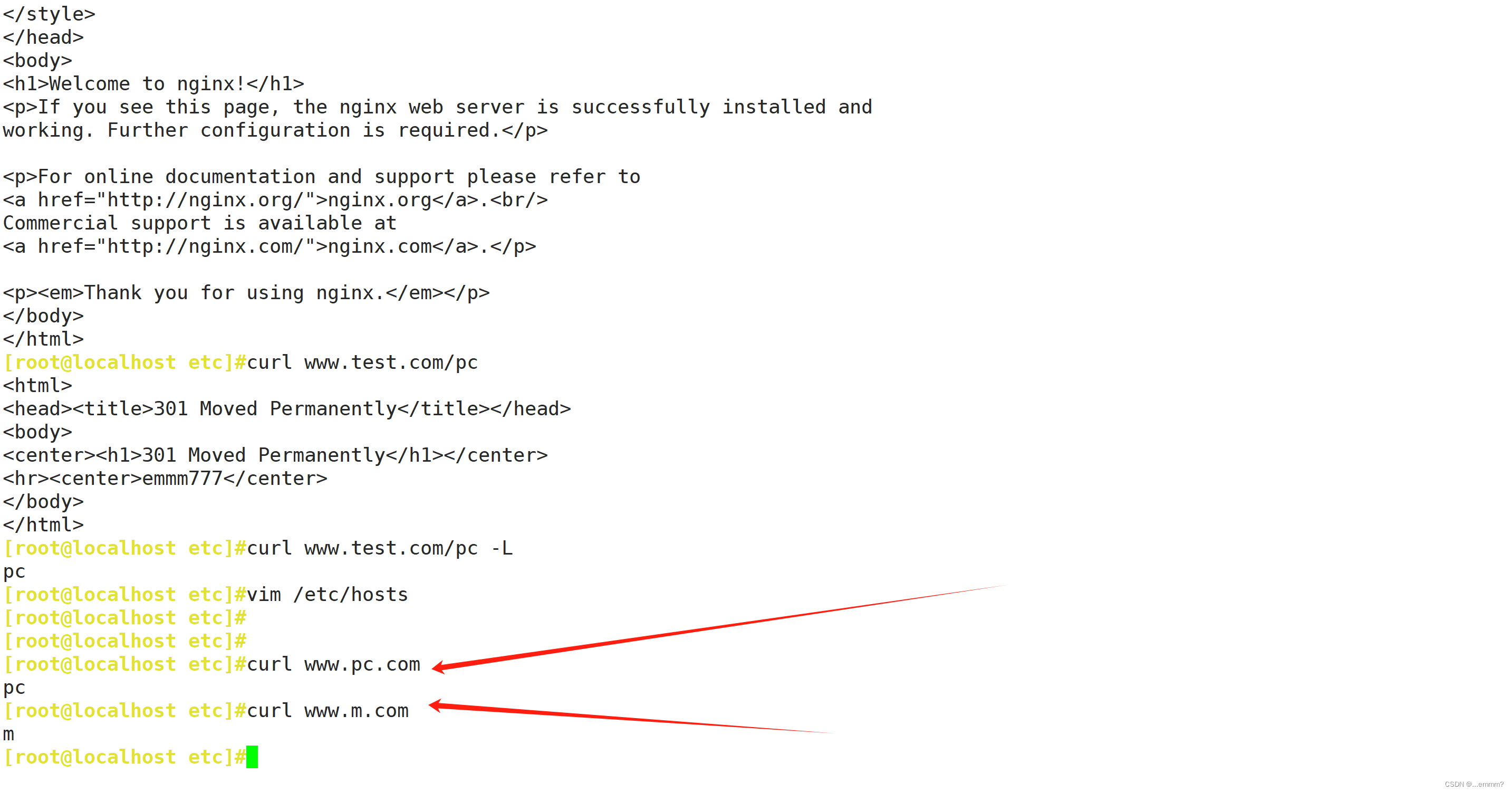 nginx 局部配置_index.html 可以忽略不写重定向-CSDN博客