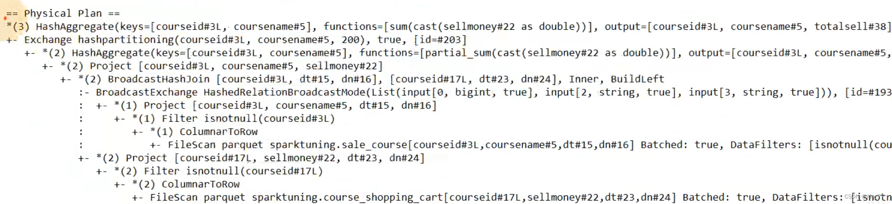 Spark调优学习记录（一）Explain-CSDN博客