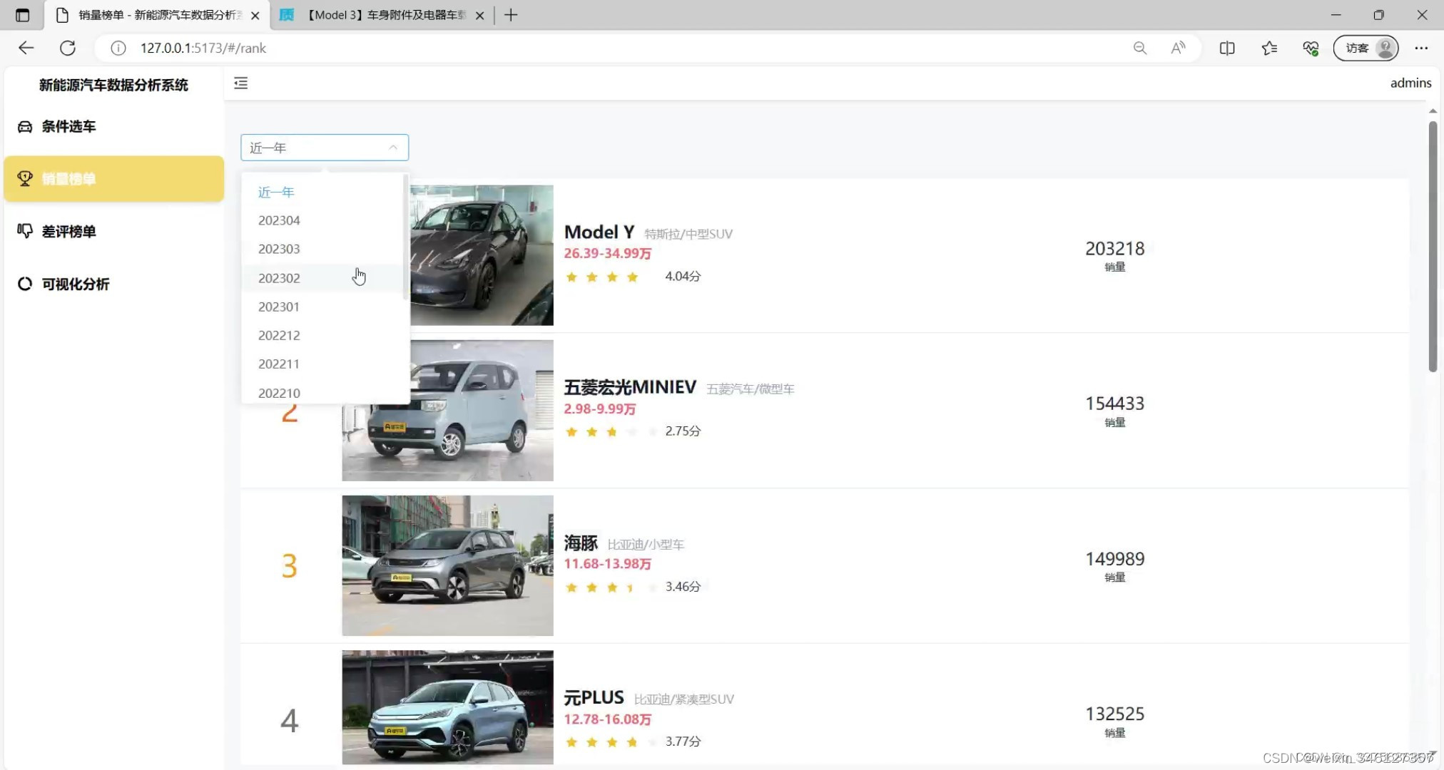 大数据毕业设计:python汽车数据爬取分析可视化系统 懂车帝 Django框架 Vue框架(源码)python爬取懂车帝汽车评论 Csdn博客