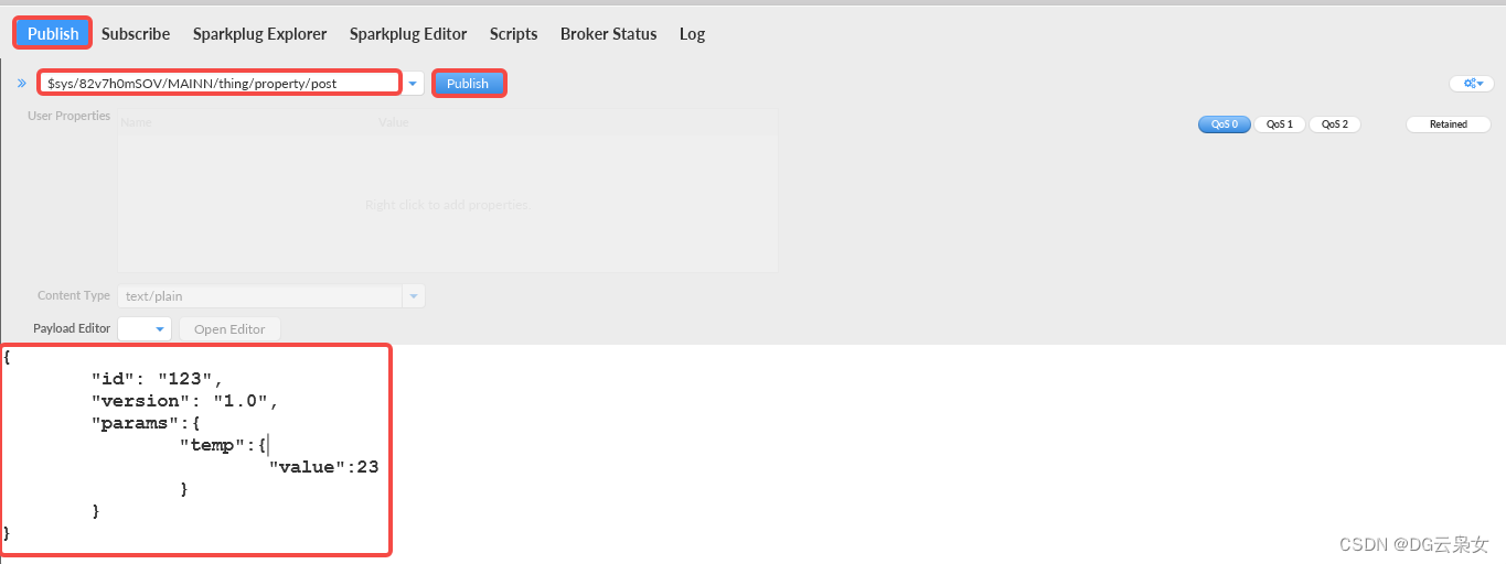 OneNet与mqtt.fx联调(包括订阅和发布)（二）_onenet 设置设备属性set property failed:acc timeout-CSDN博客