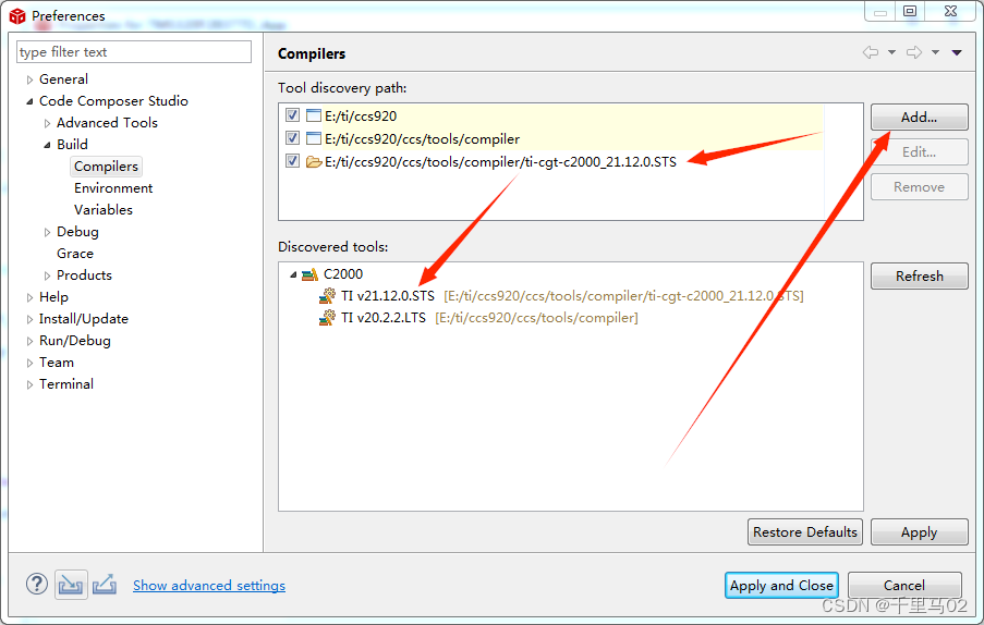 Code Composer Studio 问题笔记_because its compiler definition is not available. -CSDN博客
