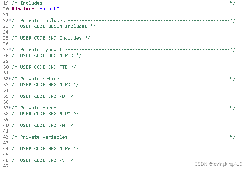 STM32CubeIDE的初始main.c里都是什么_user code begin pfp什么意思-CSDN博客