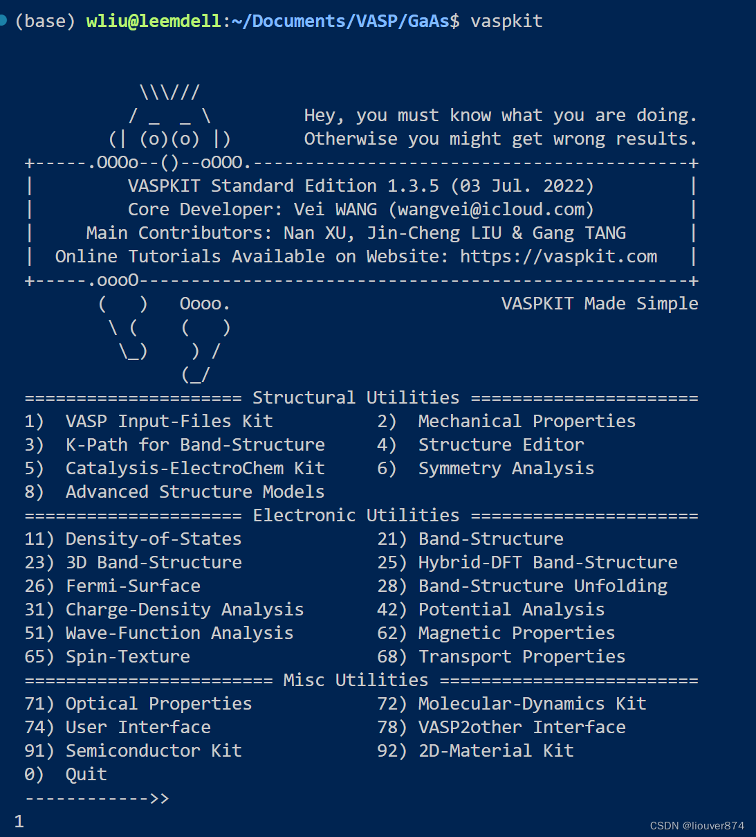 vaspkit生成vasp的KPOINT文件_vaspkit生成kpoints-CSDN博客