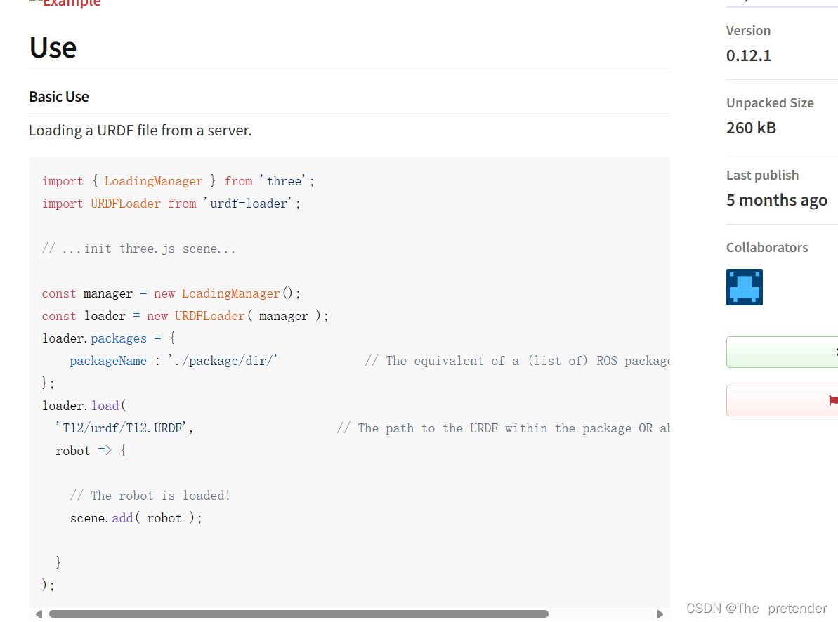 Vue实现利用Three.js导入URDF机械臂模型并控制其运动记录_js-ulbotics模型-CSDN博客