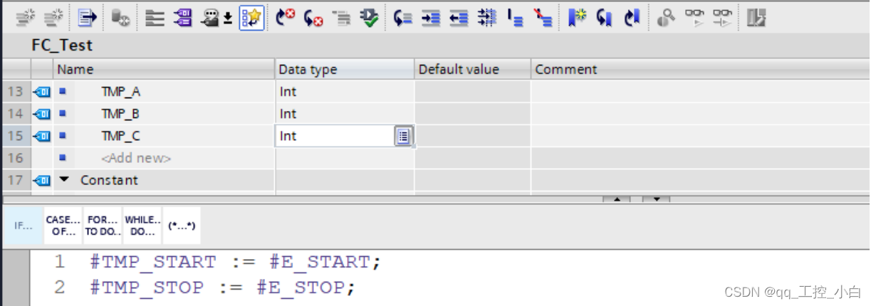 西门子SCL编程笔记（4）---语句和结构_scl语言-CSDN博客