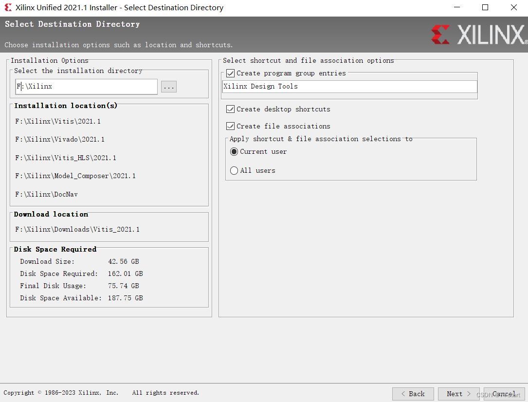【软件安装环境配置——vivado/vitis】vivado/vitis2021最全安装教程_vivado 2021.1安装-CSDN博客