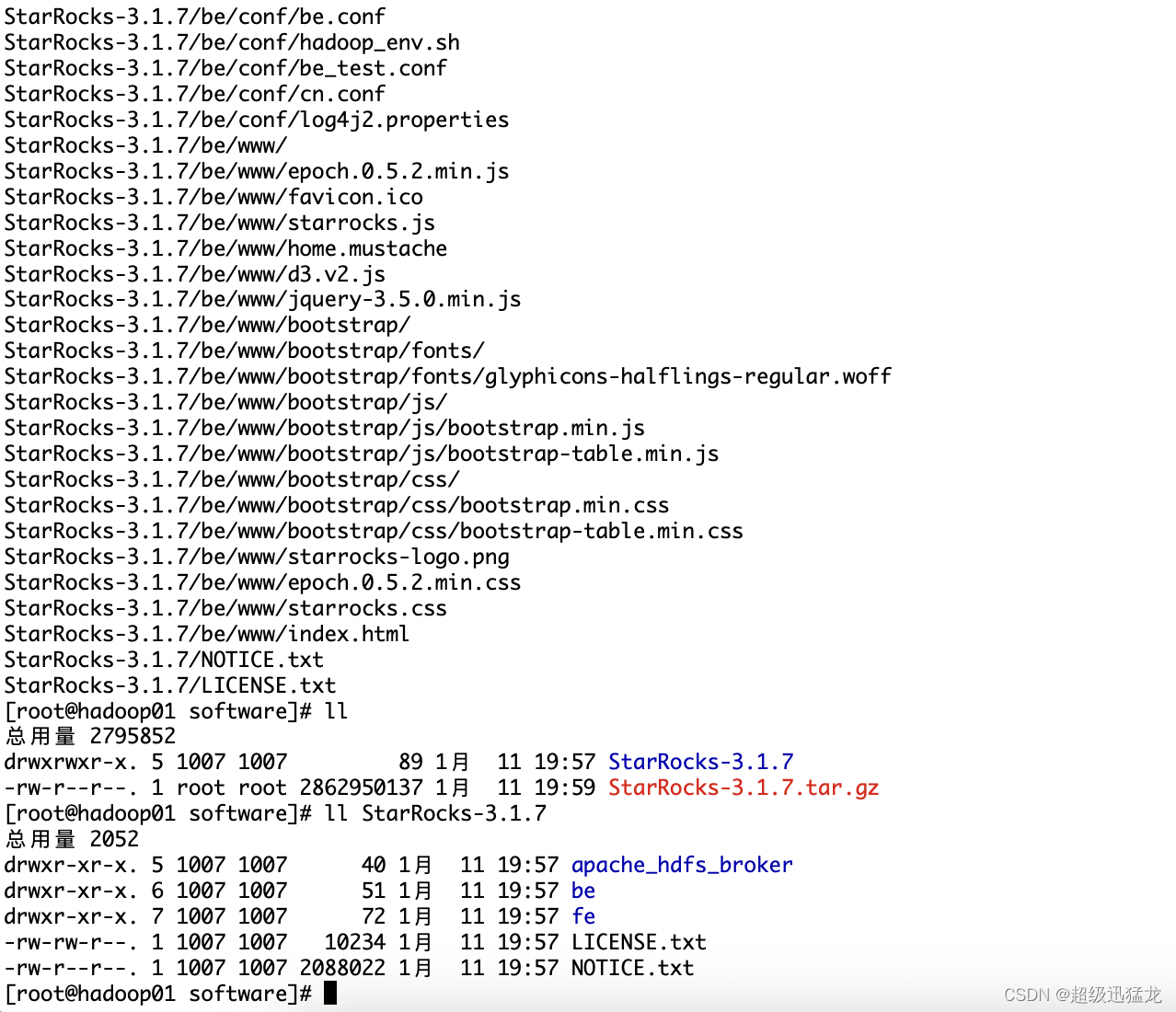 StarRocks 集群安装部署文档-保姆级_starrocks官方文档-CSDN博客