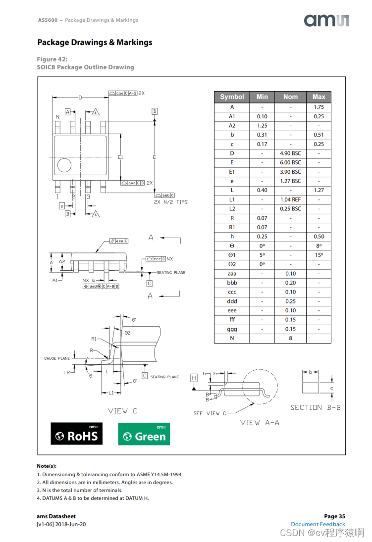 AS5600中文芯片数据手册（中文翻译）_as5600磁编码器中文手册-CSDN博客