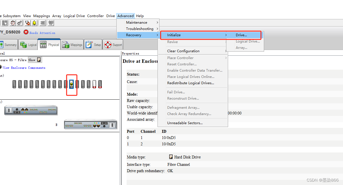 IBM DS5020更换新硬盘后，硬盘状态显示为Incompatible_ds5020硬盘mode assigned-CSDN博客