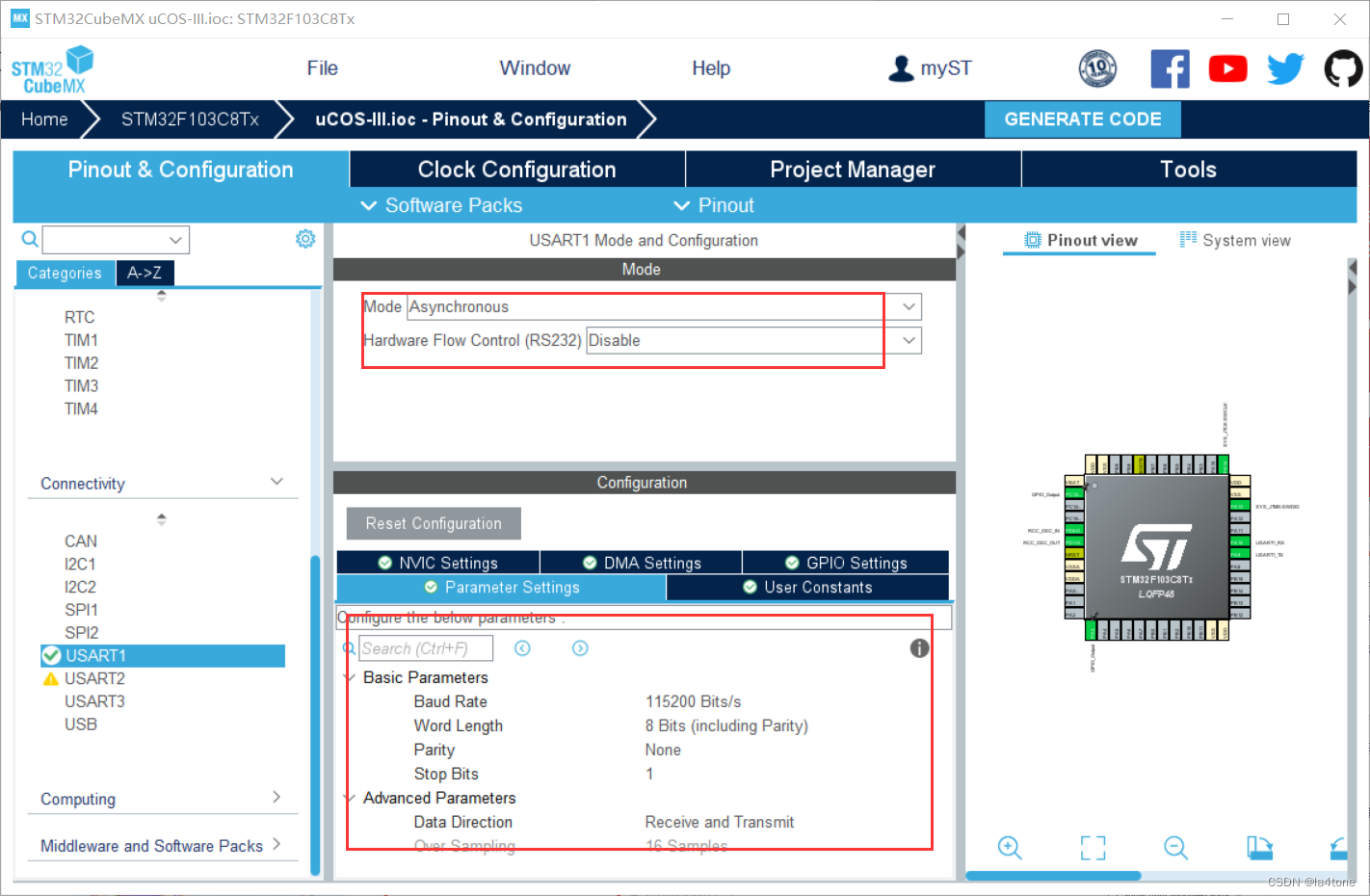 stm32f103C8T6移植uc/OS-III实时操作系统_stm32f103c8t6 ucos3-CSDN博客