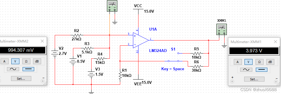 Multisim14.0仿真应用设计（六）基于LM324的同相加法放大器仿真_同向加法器电路multisim-CSDN博客