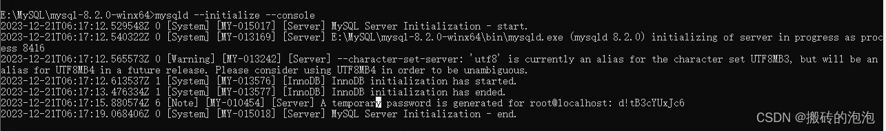 Win 10 MySQL 详细安装教程（版本：8.2.0 Innovation）_mysql winons安装-CSDN博客