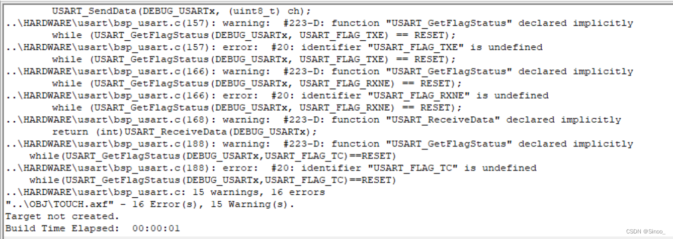 STM32之移植程序时有function “XXX“ declared implicitly或者identifier “XXX“ is undefined等问题_stm32 function ...
