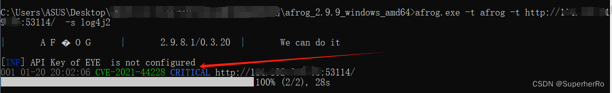 Apache Log4j2 RCE漏洞复现(CVE-2021-44228)_log4j2burpscanner-CSDN博客