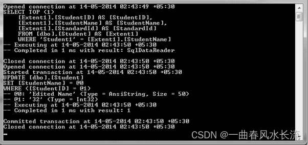 EF 6 DB-First系列--在Entity Framework中显示sql语句_ef6的查看生成的sql-CSDN博客