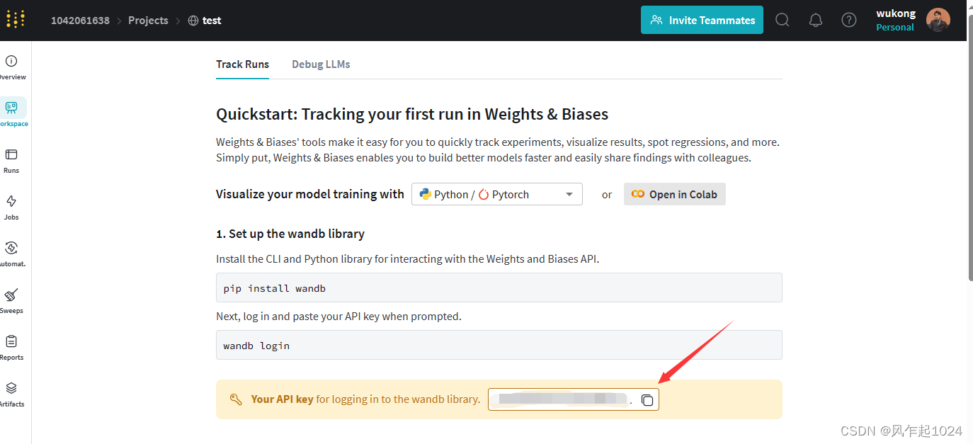 模型训练过程可视化--WandB的使用方法-CSDN博客