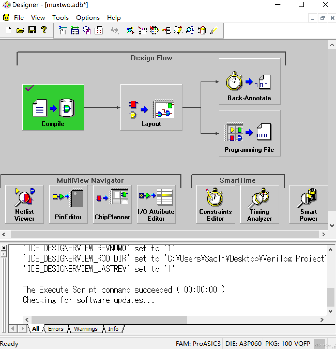Libero Soc v11.9使用（一）_libero烧写步骤-CSDN博客