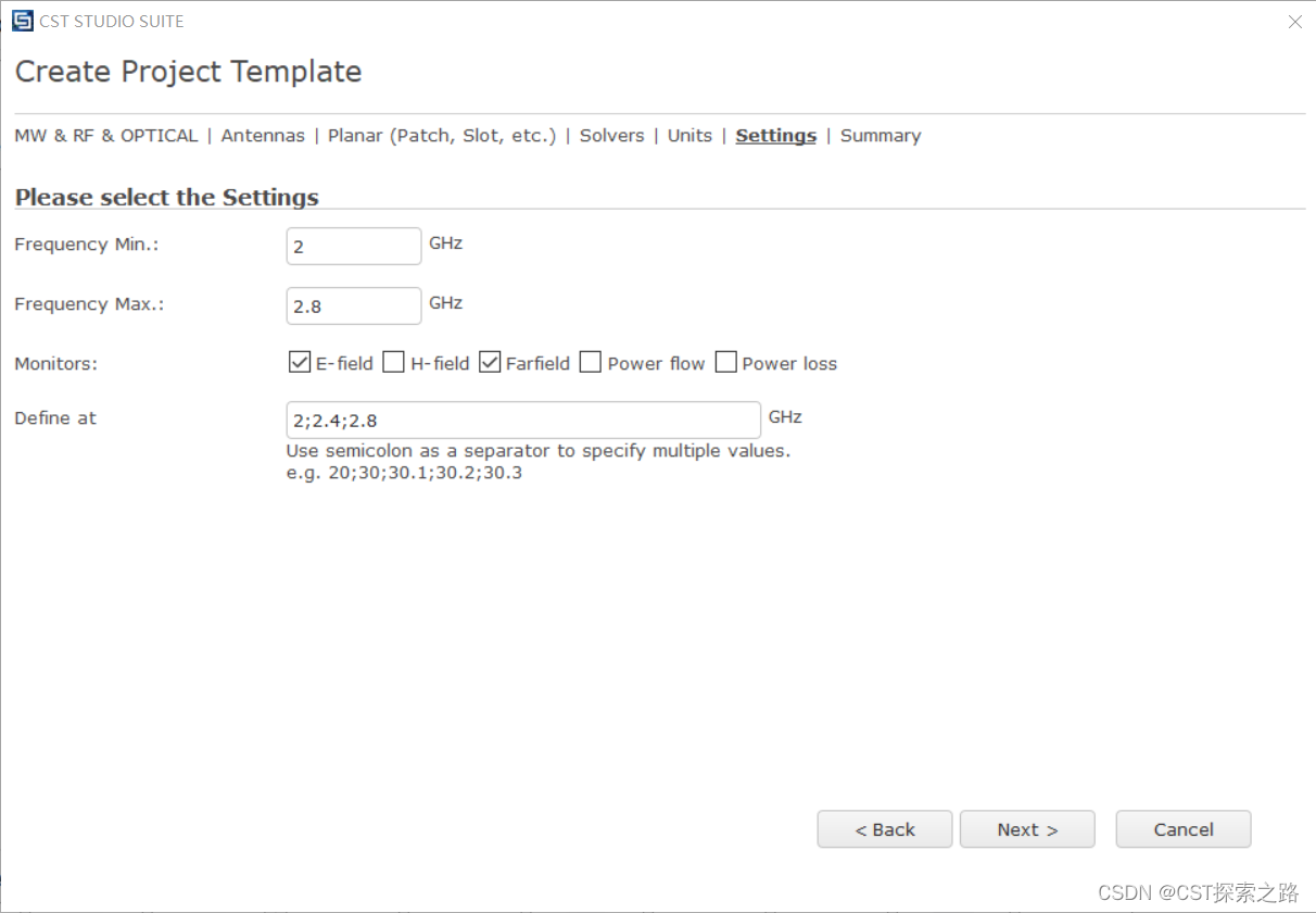 2.4GHz微带贴片天线CST仿真教程-CSDN博客