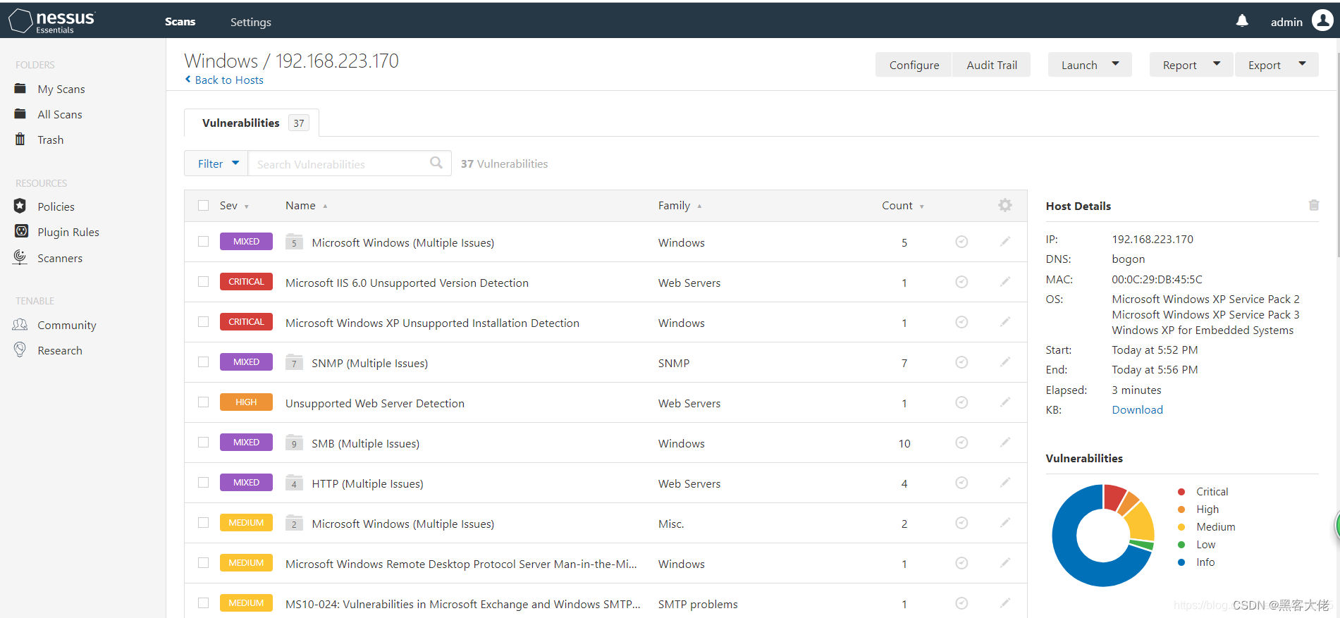 漏洞扫描工具最全！Nessus详细使用教程_如何使用nessus进行系统漏洞扫描-CSDN博客