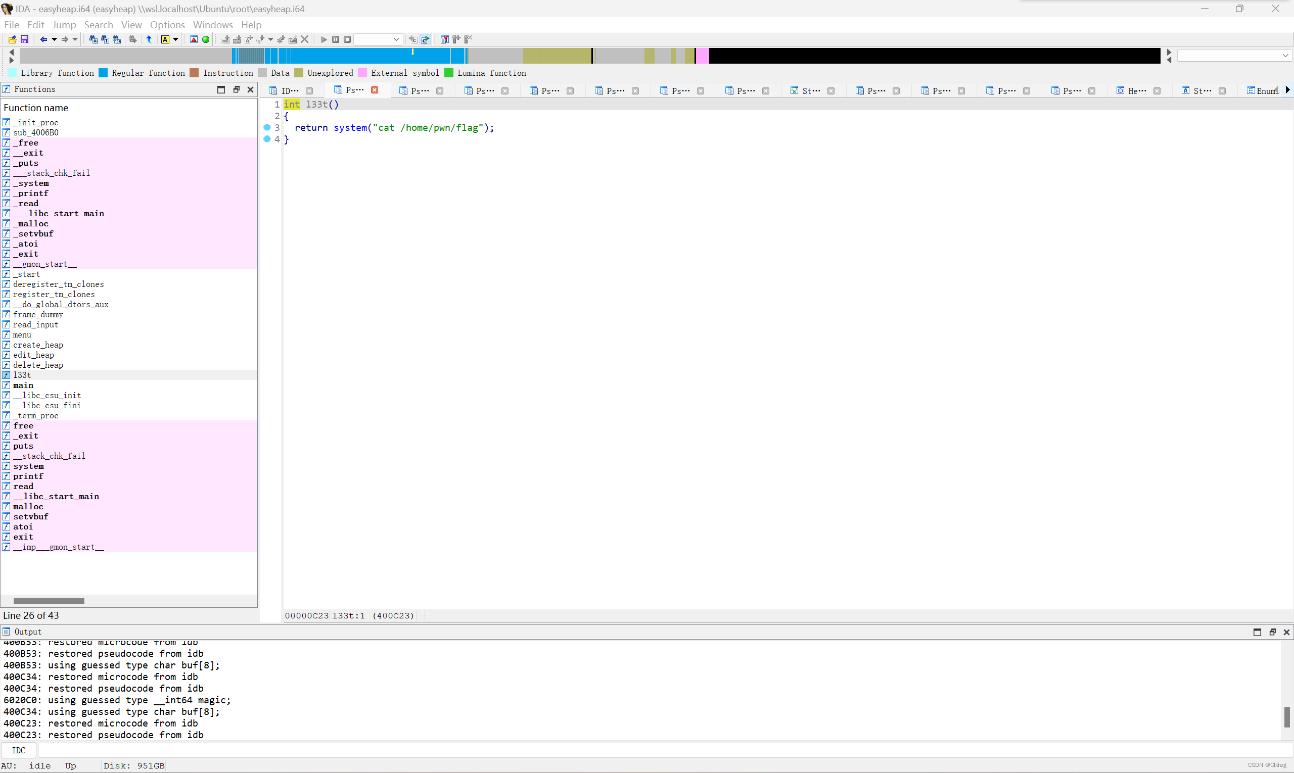[BUUCTF]-PWN:[ZJCTF 2019]EasyHeap解析-CSDN博客