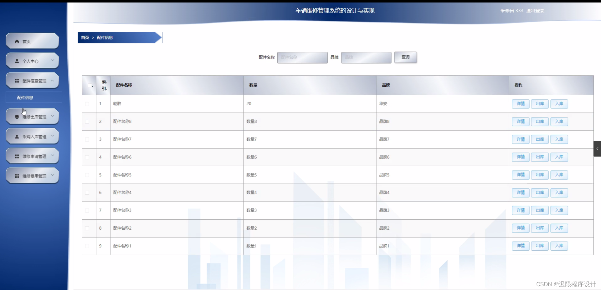 车辆维修管理系统的设计与实现源码开题汽车维修管理系统的设计与实现 Csdn博客