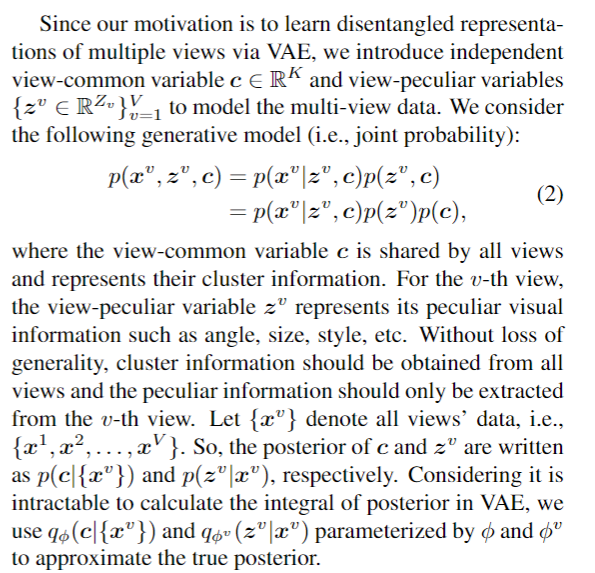 Multi-VAE：学习解纠缠公共视图和独特视图的视觉表示以用于多视图聚类_multivae、multidae模型-CSDN博客