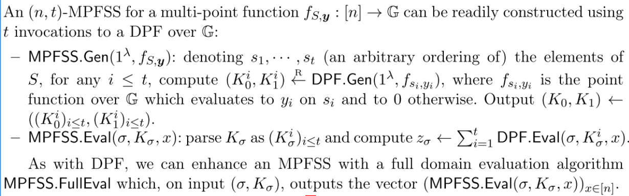 Compressing Vector OLE-论文笔记_distributed point function, dpf-CSDN博客