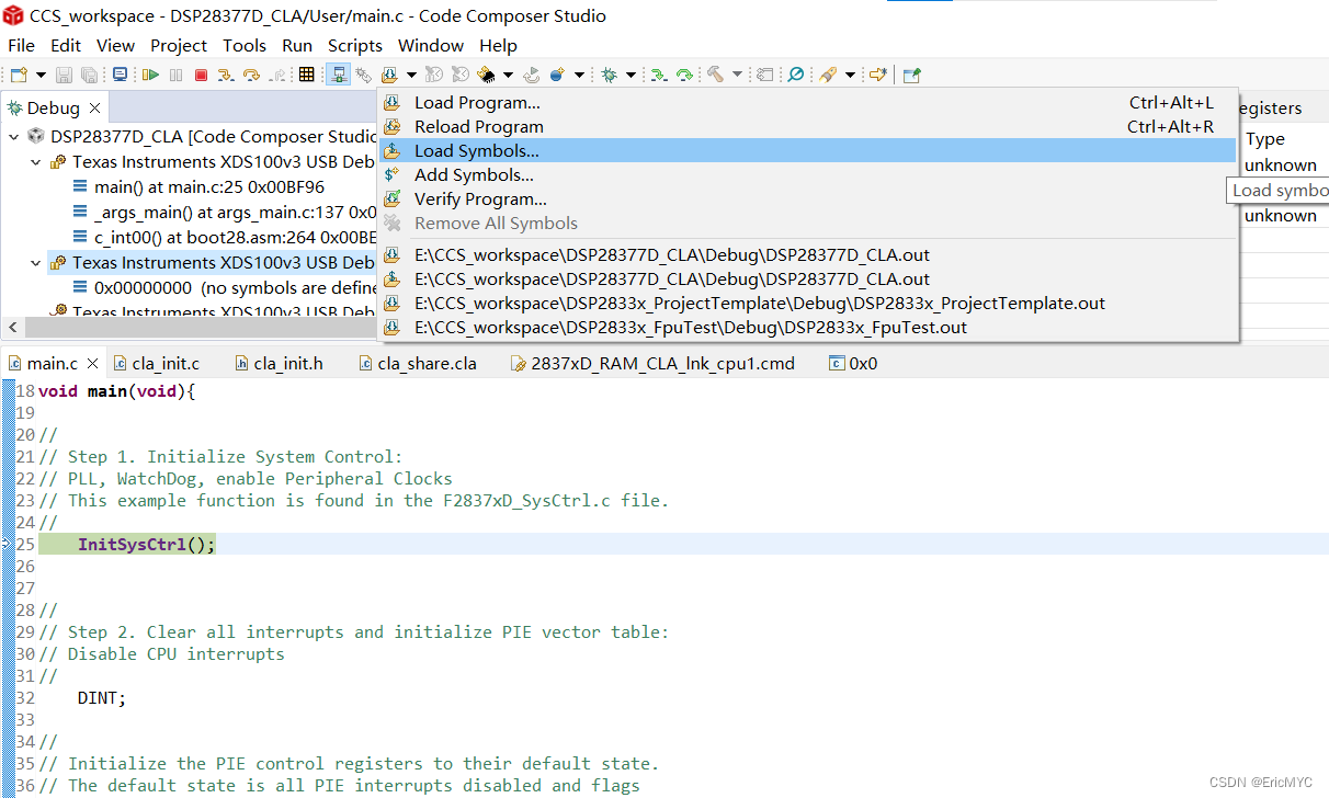 DSP28377D学习记录——（CLA配置）_28377 cla-CSDN博客